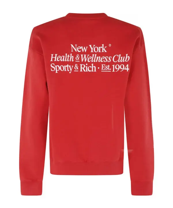 SPORTY  RICH Sporty & Rich Long-sleeved Sweatshirt