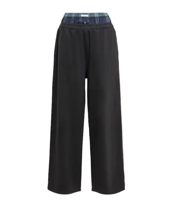 Acne Studios Organic Cotton Drawstring Wide Leg Pants