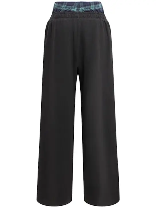 Acne Studios Organic Cotton Drawstring Wide Leg Pants