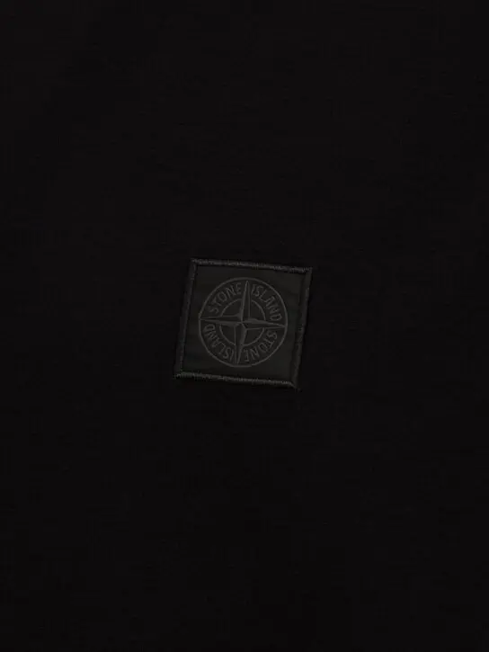 Stone Island S/s Crepe Cotton Jersey T-shirt - Black