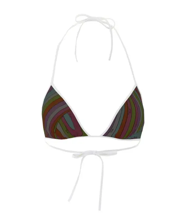 Emilio Pucci Reversible Triangle Bikini Top