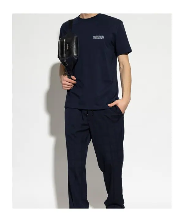 Iceberg Logo Plaque Crewneck T-shirt