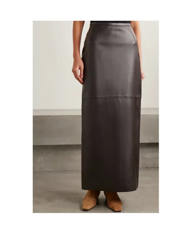 Co Back Slit Midi Skirt
