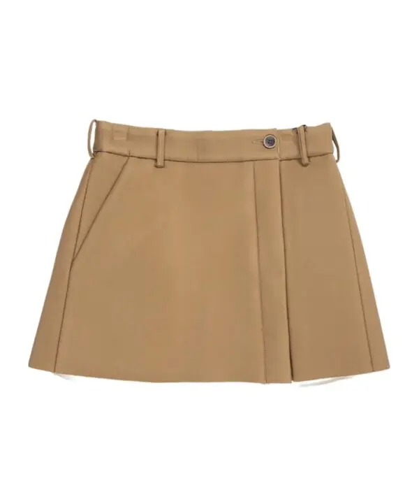 UMA WANG Button-down Skirt - Tan