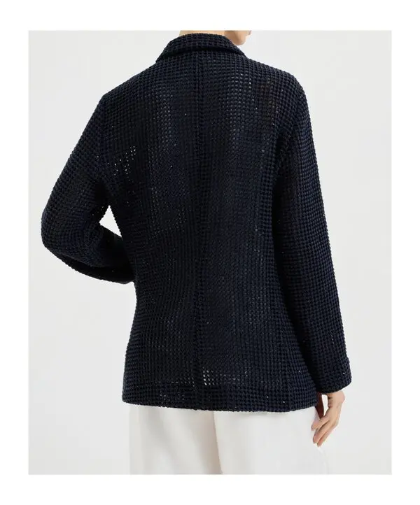 Brunello Cucinelli Long-sleeved Blazer With Notched Lapel