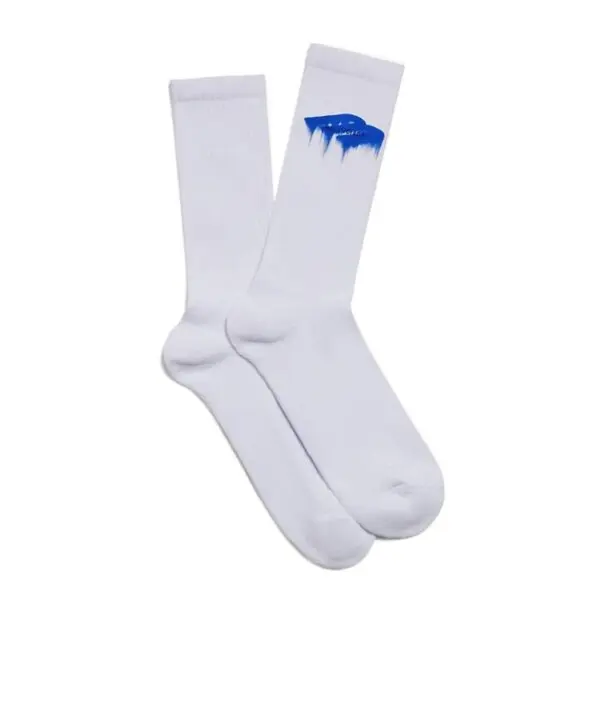 Balenciaga Logo Detailed Ribbed Socks