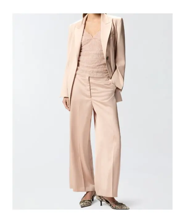 Pinko Long Sleeve Tie-belt Jacket