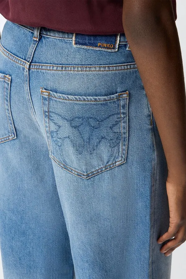 Pinko High-rise Straight-leg Jeans