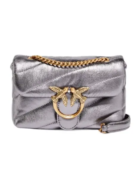 Pinko Quilted Chain Crossbody Bag