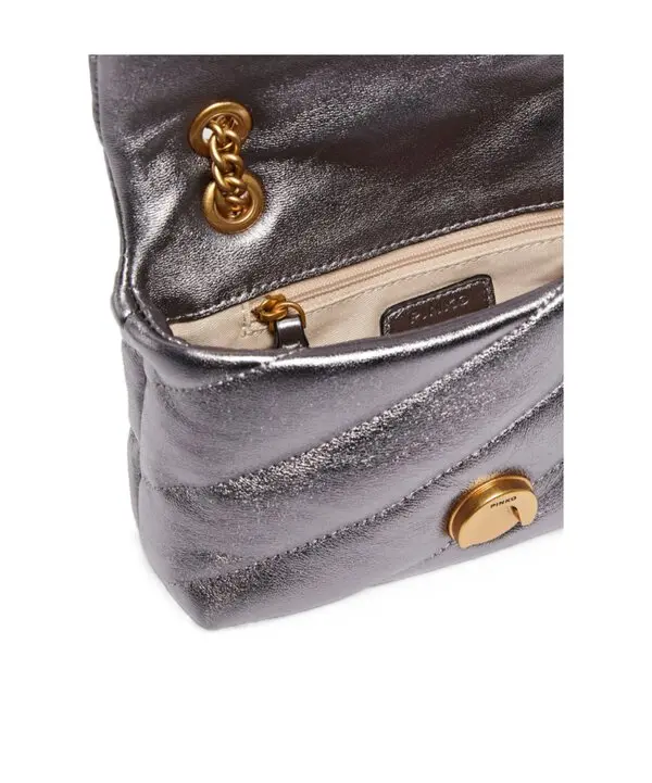Pinko Quilted Chain Crossbody Bag