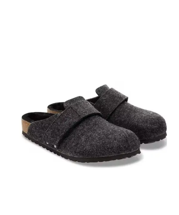 BIRKENSTOCK Loma Fe Strap Slippers - Black