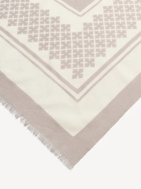 BY MALENE BIRGER Geometric-pattern Scarf