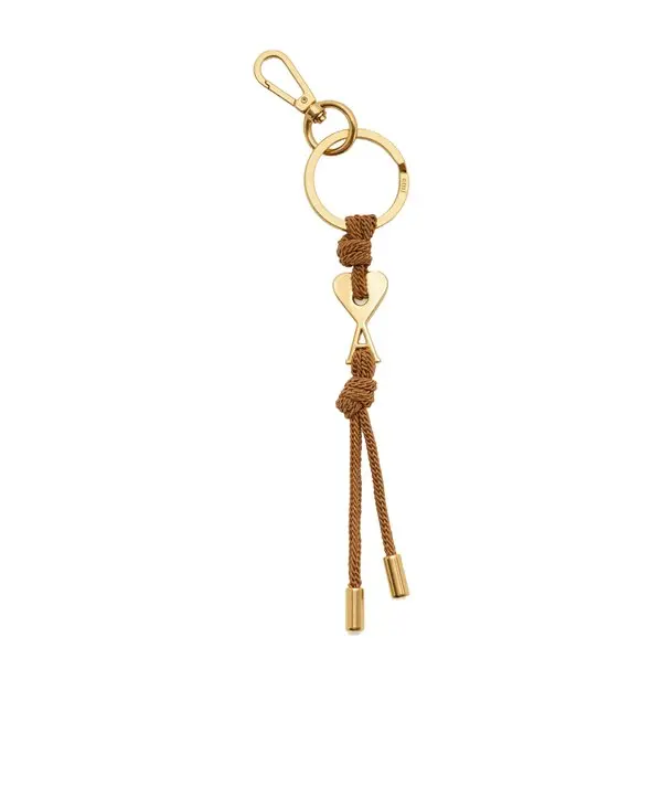 Ami De Coeur Charm Keyring - Brown