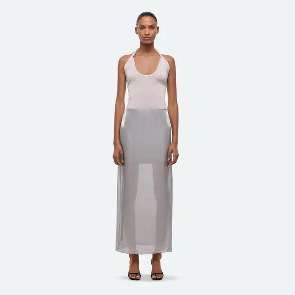 Helmut Lang Iridescent Full-length Skirt