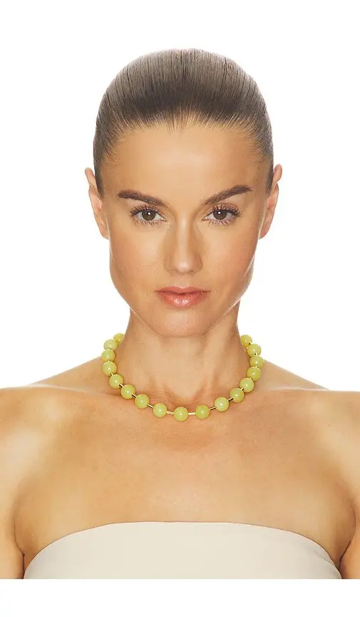 Eddie Borgo Beaded Ball Chain Necklace