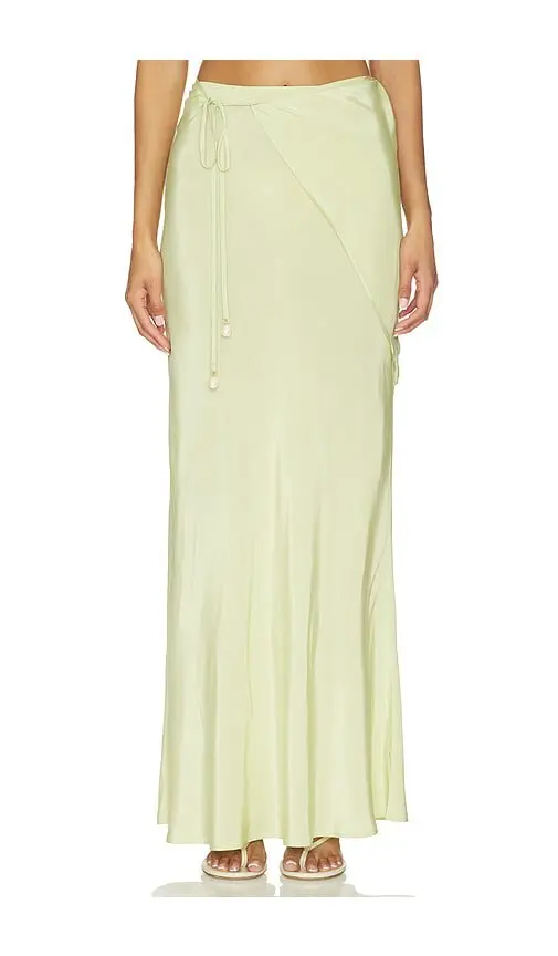 L'academie Tahlia Maxi Skirt - Sage