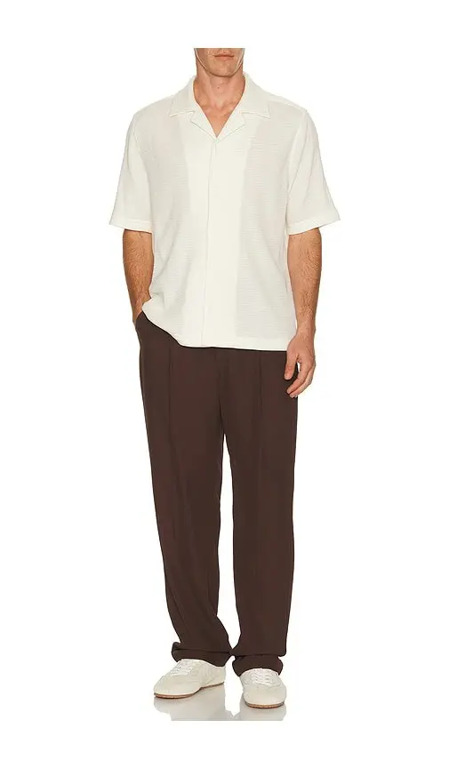 Simkhai Troy Short Sleeve Shirt In . Also