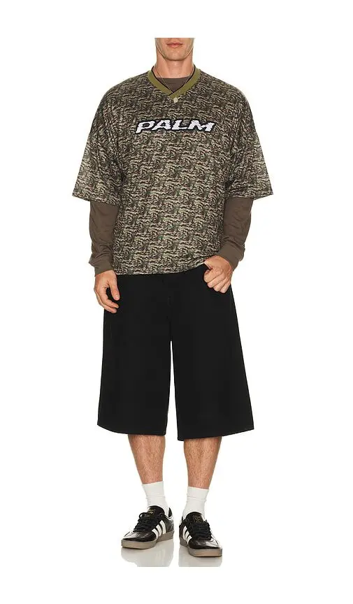 Palm Angels Camouflage Print Sport T-shirt