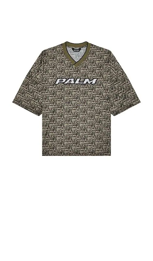 Palm Angels Camouflage Print Sport T-shirt