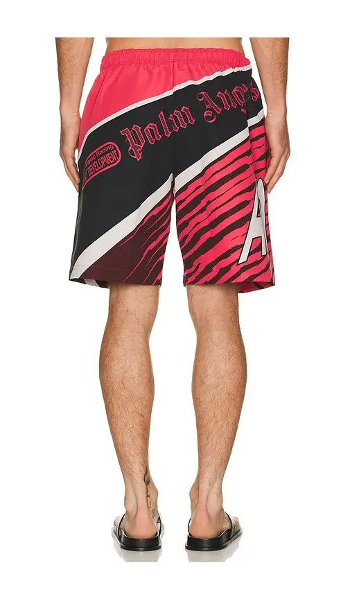 Palm Angels Racing Swim Short - Red