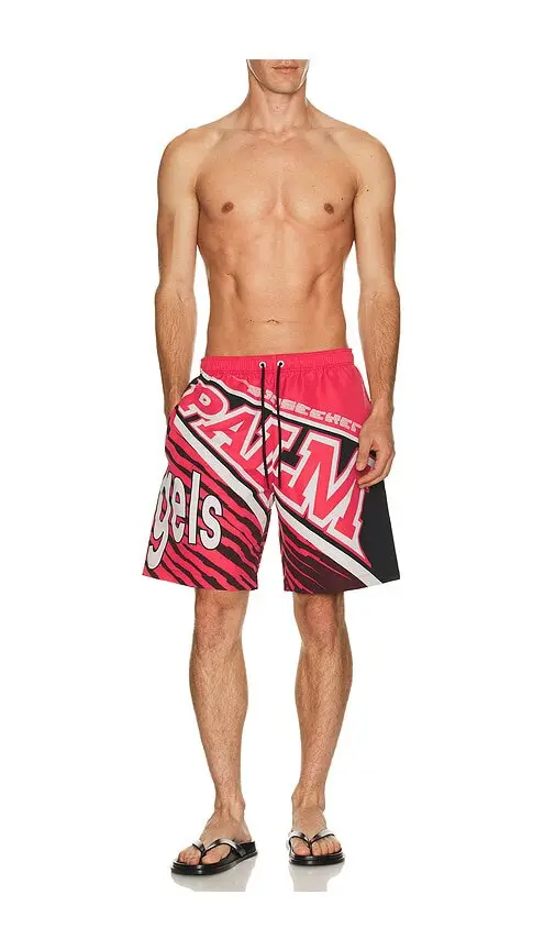Palm Angels Racing Swim Short - Red