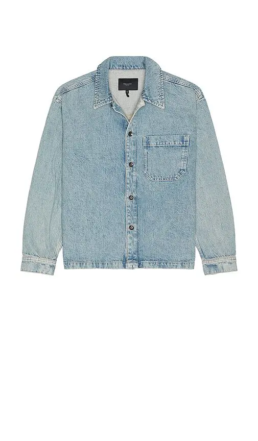 Rag & Bone Astor Overshirt In . Also - Blue