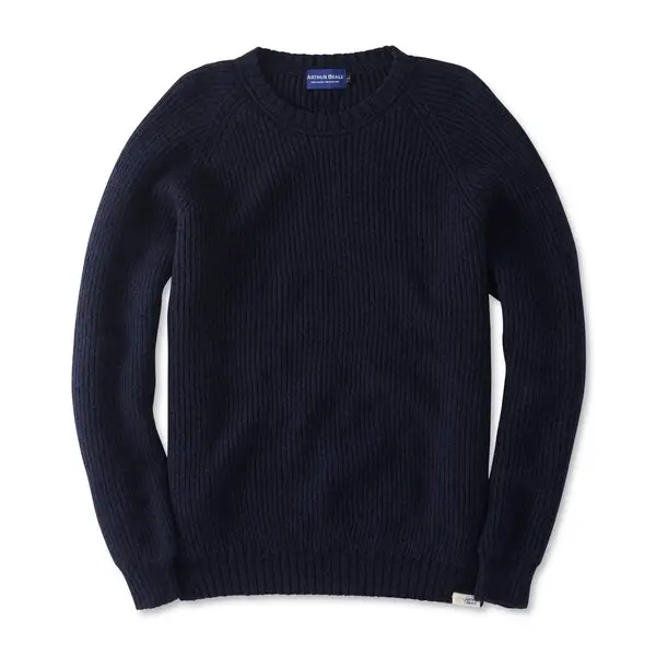 ARTHUR BEALE Golden Globe Race Fisherman Jumper - Blue