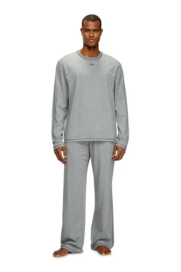 DIESEL® Pyjamas In Cotton Jersey - Grey