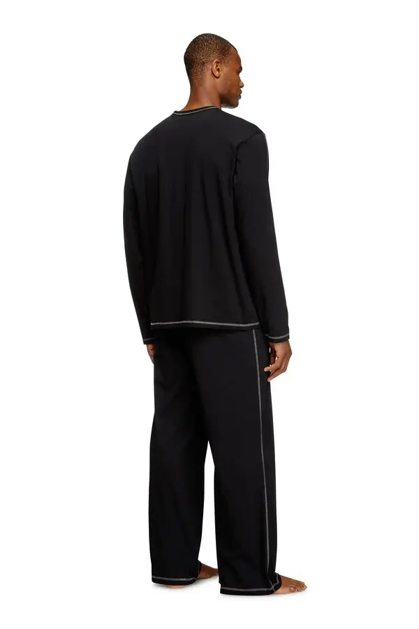 DIESEL® Pyjamas In Cotton Jersey - Black