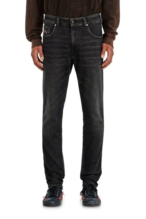 DIESEL® D-strukt Slim Fit Joggjeans - Black