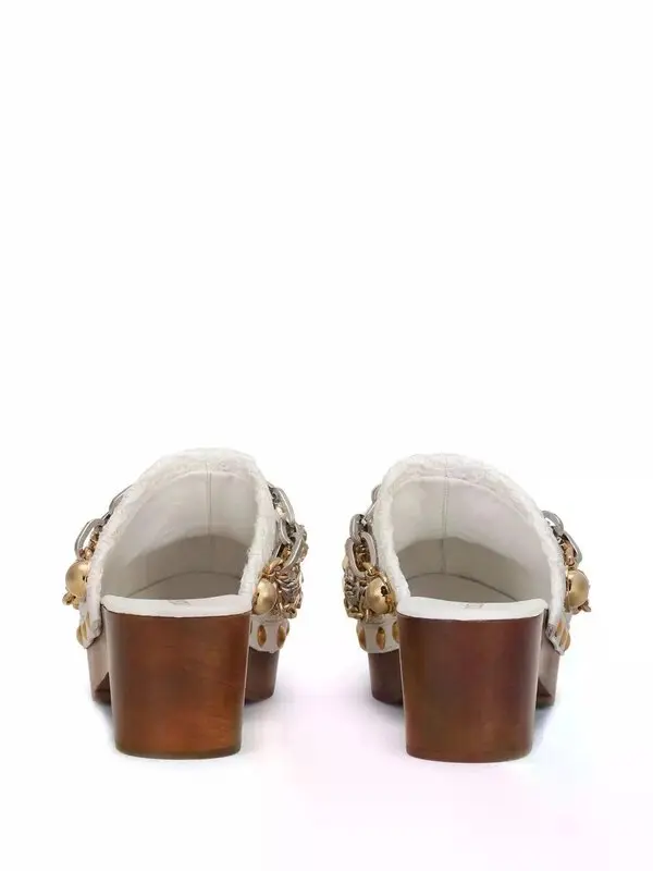 Dolce & Gabbana Embellished Clog Mules