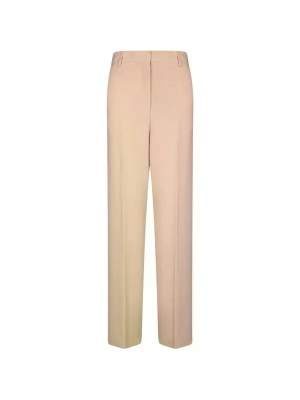 BLANCA VITA Pisa Pressed-crease Trousers - Neutrals