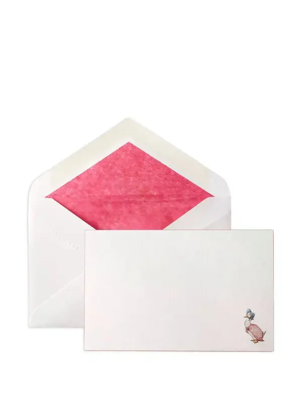 Smythson X Peter Rabbit And Friends Correspondence Cards - White