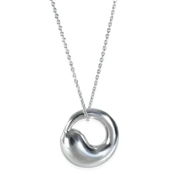 Tiffany & Co. Sterling Silver Elsa Peretti Eternal Circle Pendant Necklace - Sterling_silver