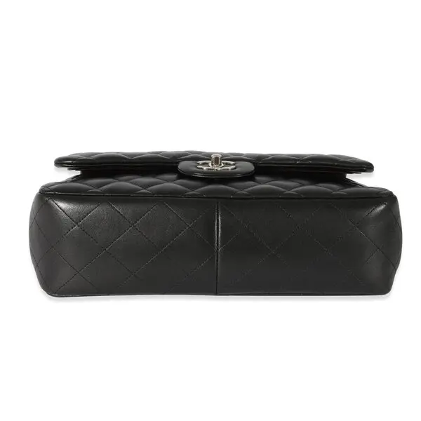 Chanel Quilted Lambskin Classic Double Flap Bag - Black