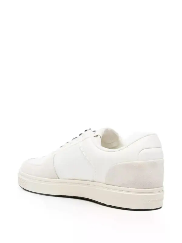 Emporio Armani Round Toe Panelled Sneakers