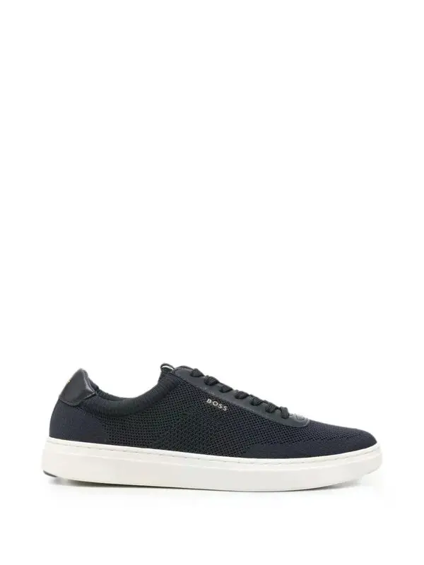 Emporio Armani Round-toe Lace-up Sneakers