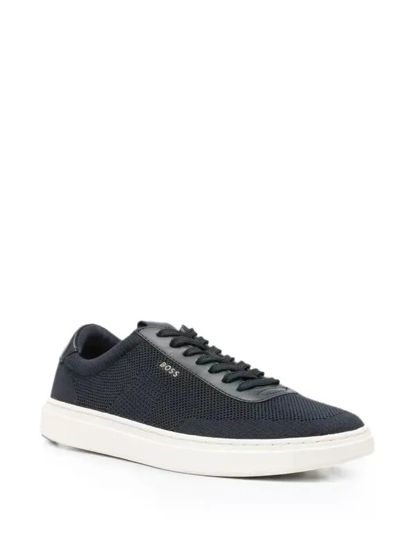Emporio Armani Round-toe Lace-up Sneakers