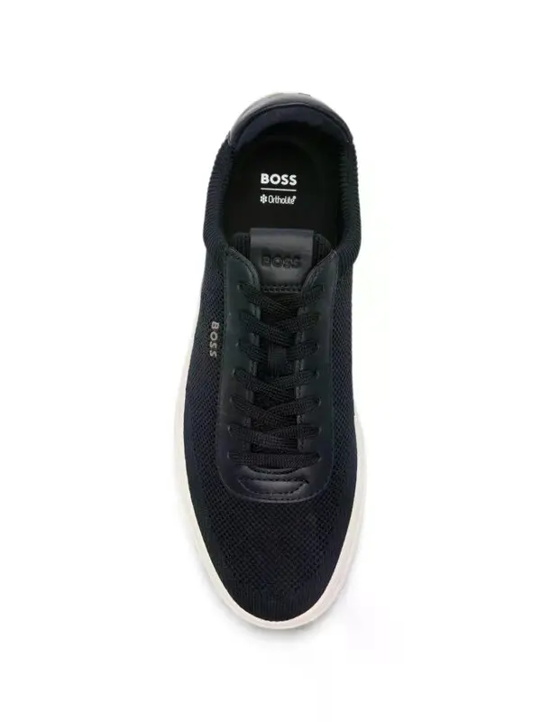 Emporio Armani Round-toe Lace-up Sneakers