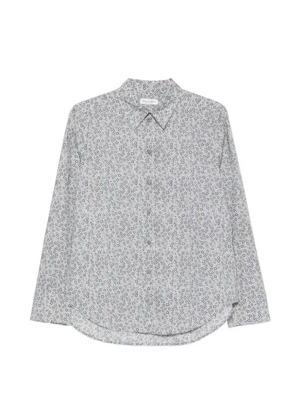 Marc O'polo Floral Print Shirt - Blue