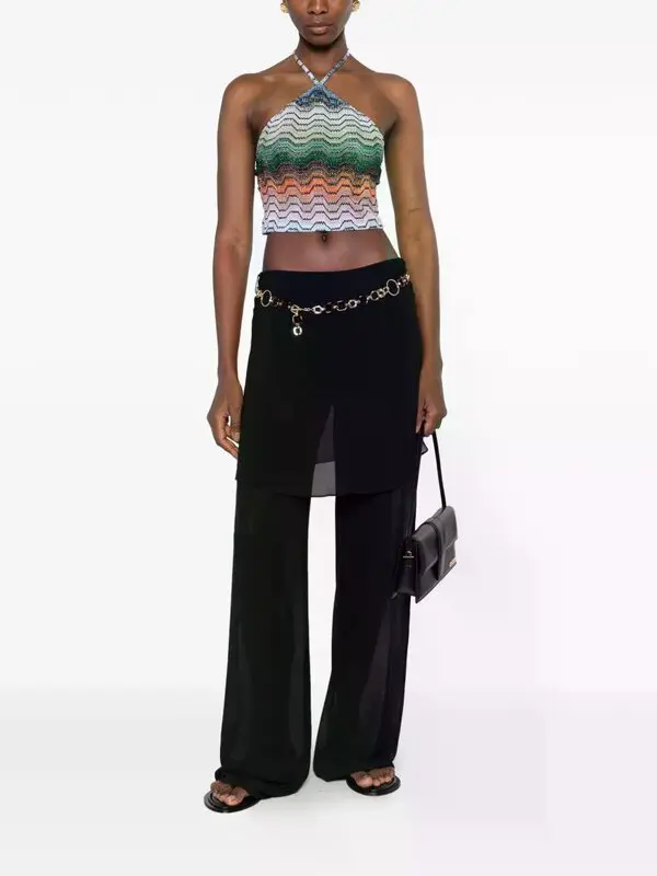 Missoni Zigzag Knit Halterneck Top