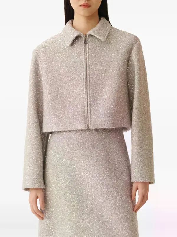 Fabiana Filippi Cropped Zip Jacket