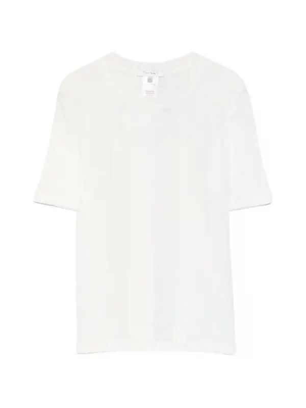 THE ROW Etina Ribbed T-shirt - Neutrals
