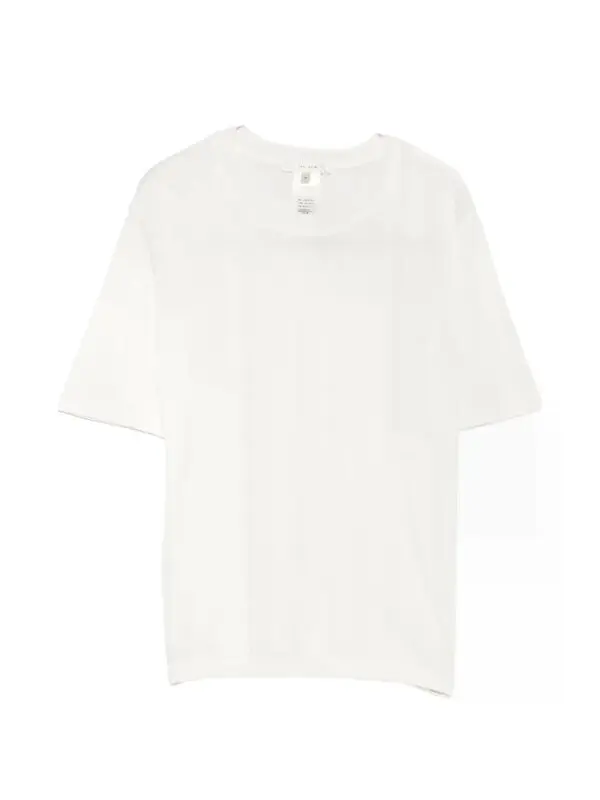 THE ROW Etina Ribbed T-shirt - Neutrals