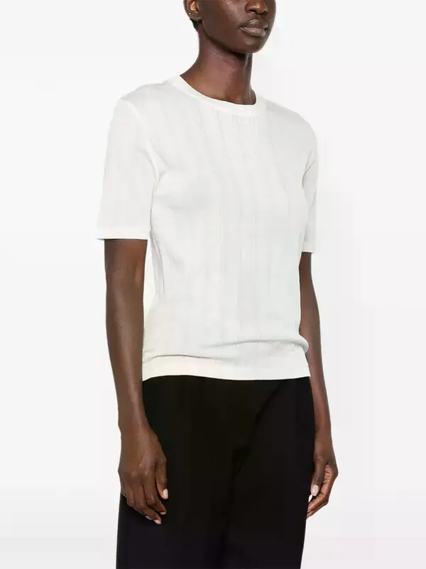 THE ROW Etina Short-sleeve T-shirt - Neutrals