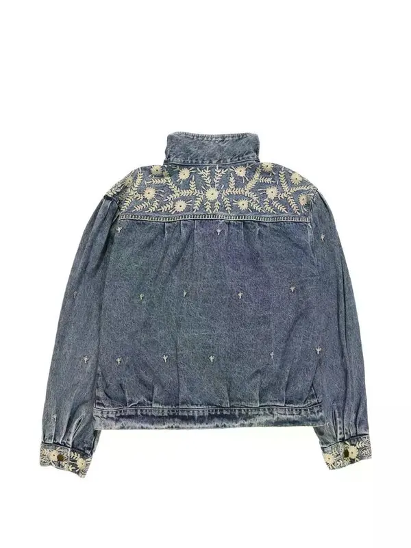 MAISON HOTEL Loretta Embroidered Denim Jacket