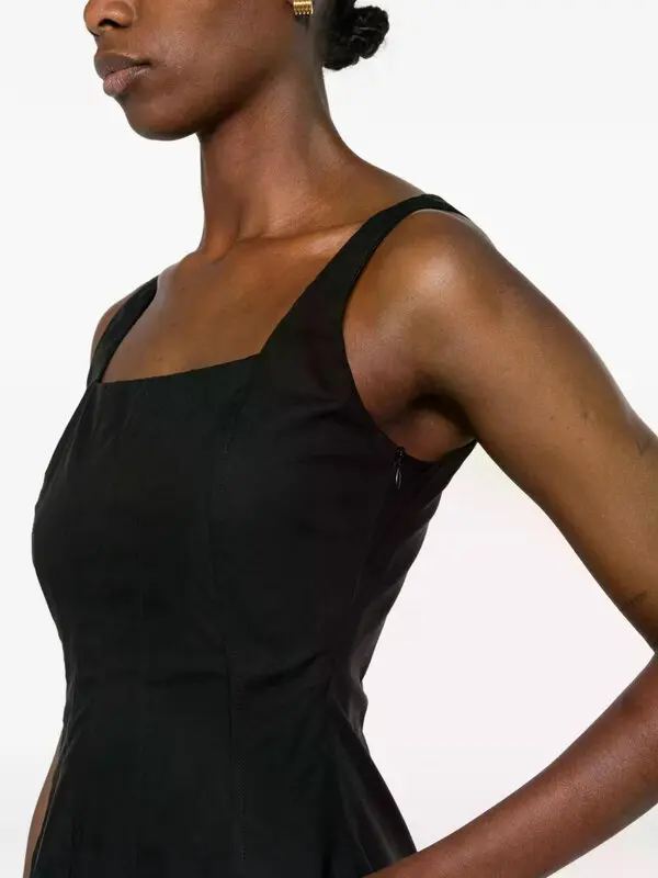 MARC ELLIS Square-neck Midi Dress