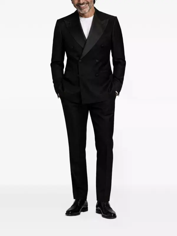 FRANZESE COLLECTION Beckham Satin-lapel Tuxedo Suit