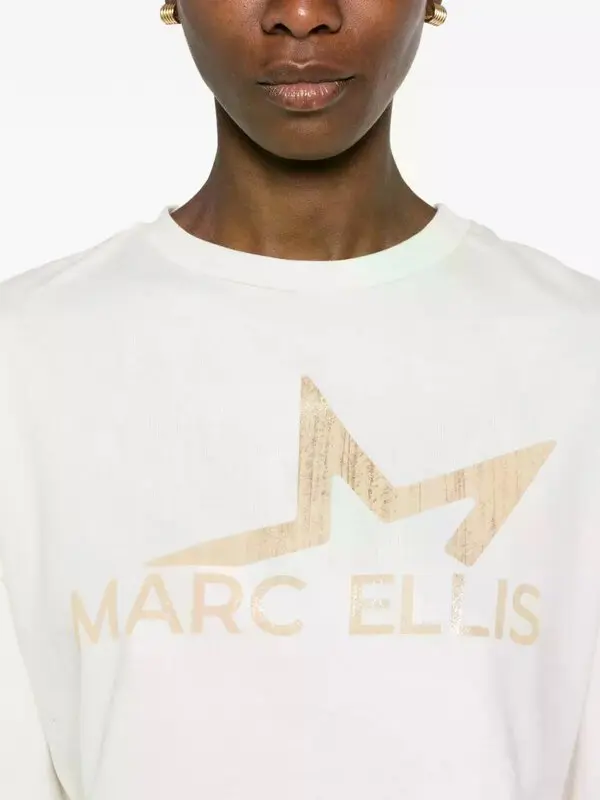 MARC ELLIS Logo Print T-shirt
