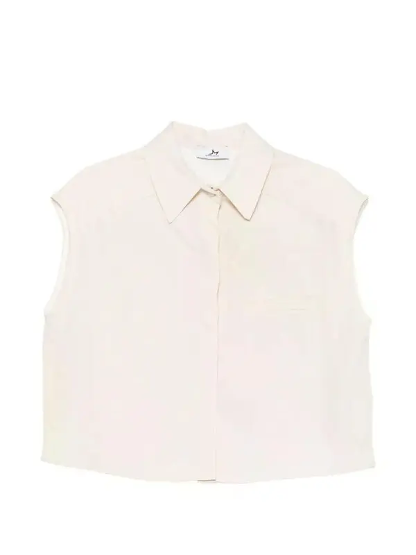 MARC ELLIS Sleeveless Shirt - Neutrals
